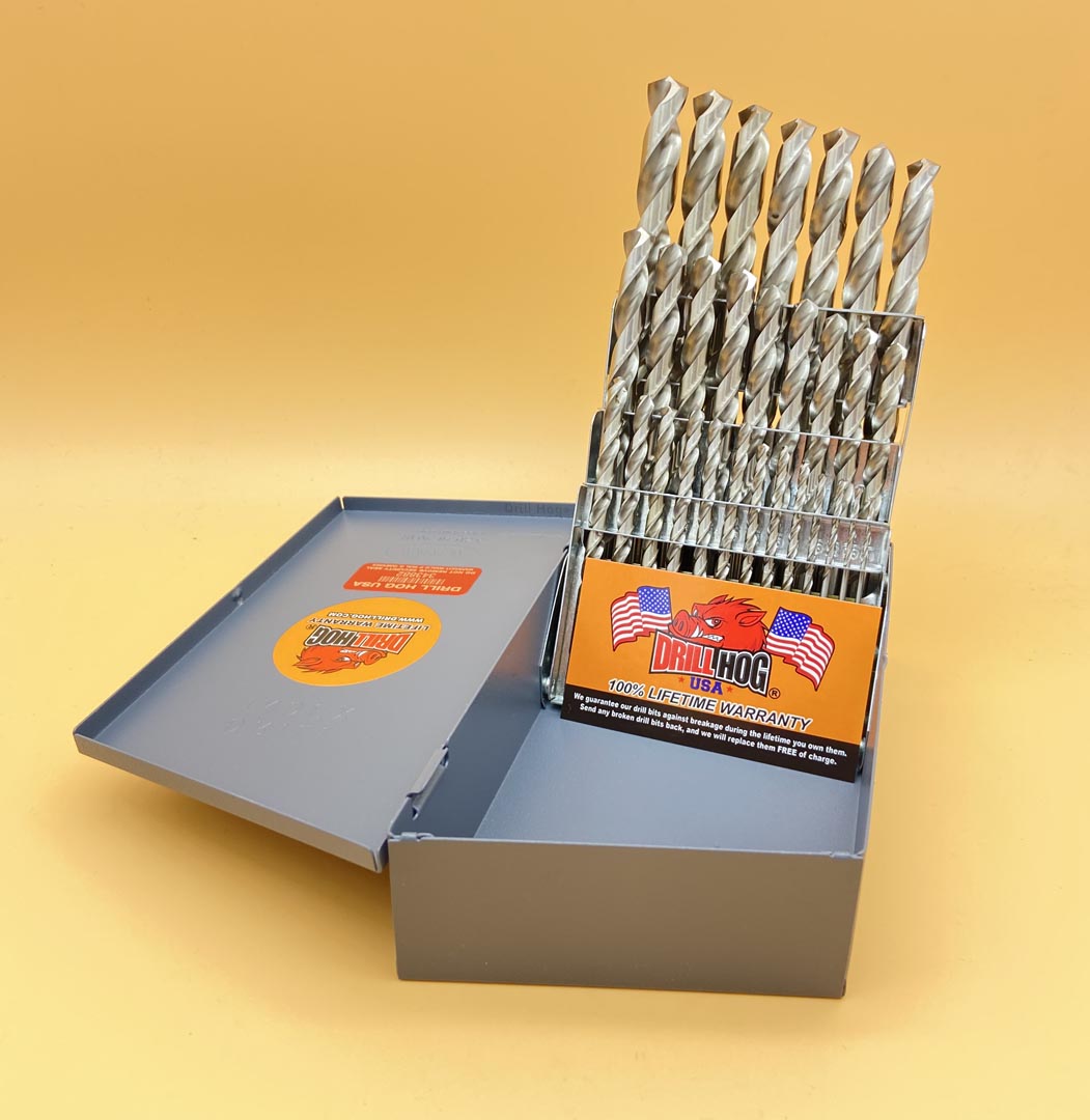 Drill Hog® Super Deal! 29 Pc Drill Bit Set Niobium Nb41 Super Premium