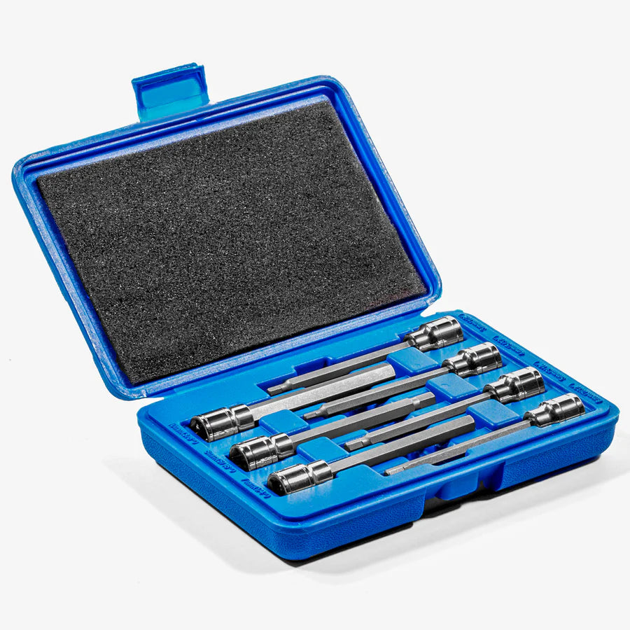 14 Pc Hex Bit Socket Set Extra Long Shank Drill Hog® Lifetime Warranty