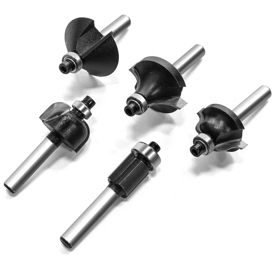 Drill Hog® 15 Piece Super Premium Carbide Router Bit Set Lifetime Warr