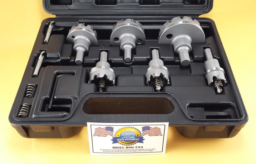 Drill Hog Carbide HoleSaw Hole Cutter TcT Metal Hole Saw Forstner Bit